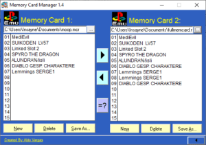 Memory Card Manager – GamingDoc